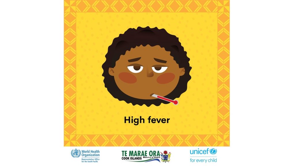 Symptoms of Measles Poster – Te Marae Ora Cook Islands Ministry of Health