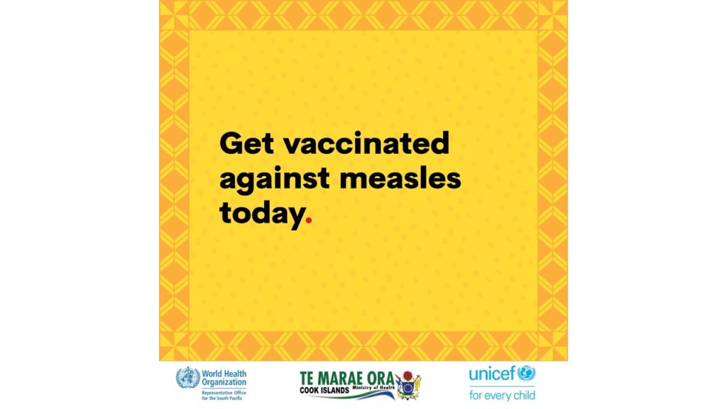 Symptoms of Measles Poster – Te Marae Ora Cook Islands Ministry of Health